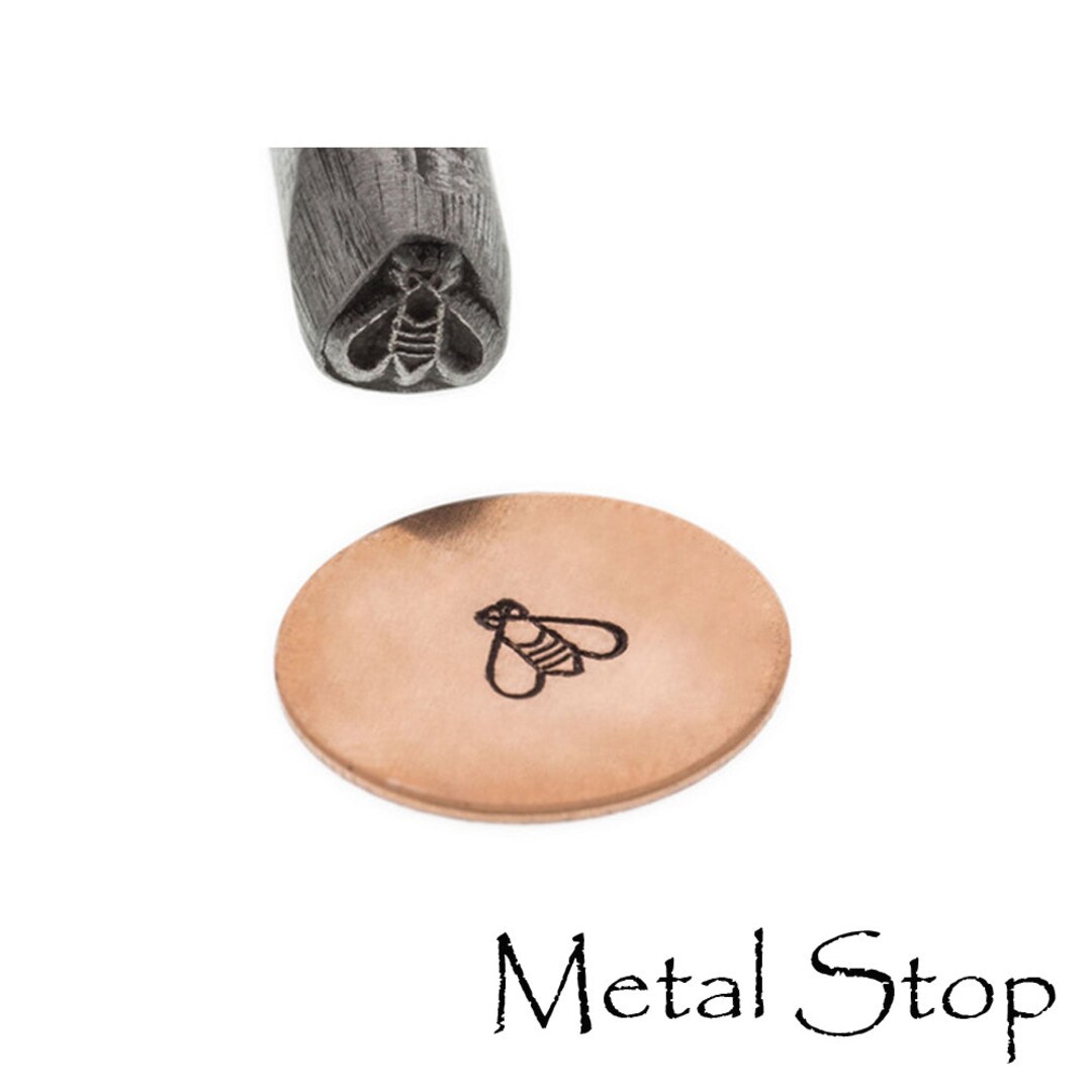 BUMBLEBEE LIGHTNING BUG Firefly Metal Design Stamp Jewelry Making Stamp ...