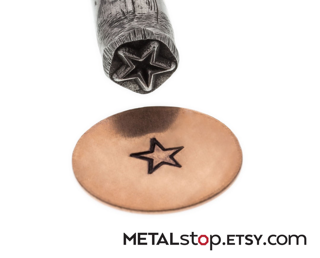 STAR Metal DESIGN STAMP Great Stamping Supplies for Use With Soft ...