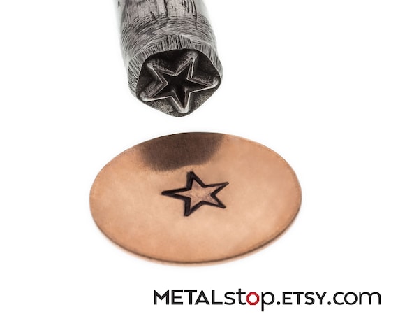 STAR Metal DESIGN STAMP Great Stamping Supplies for Use With - Etsy
