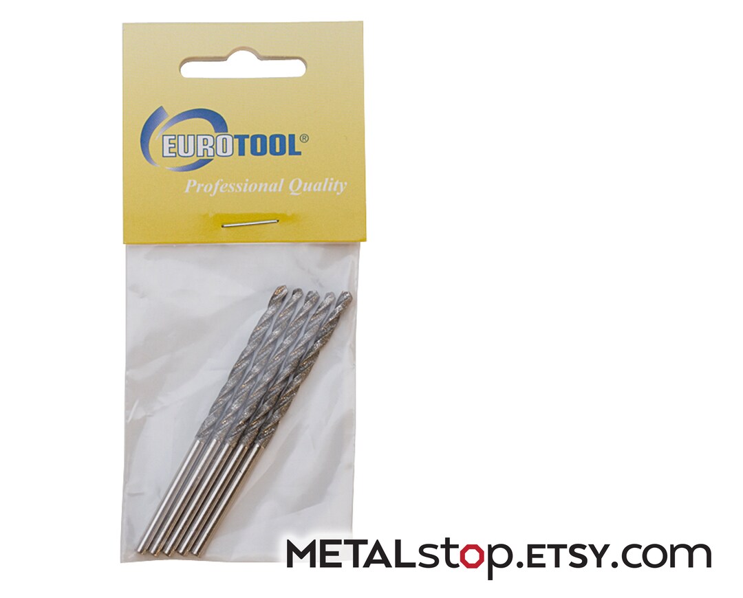 Diamond Coated Twist Drill Bits Set of 5 - Etsy
