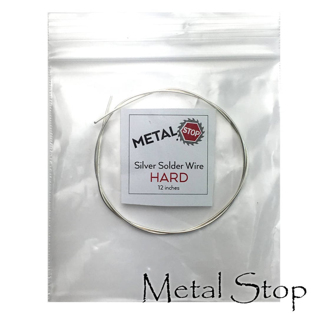 SOLDER WIRE HARD 75 - Silver Wire Solder Great for All Your Soldering ...