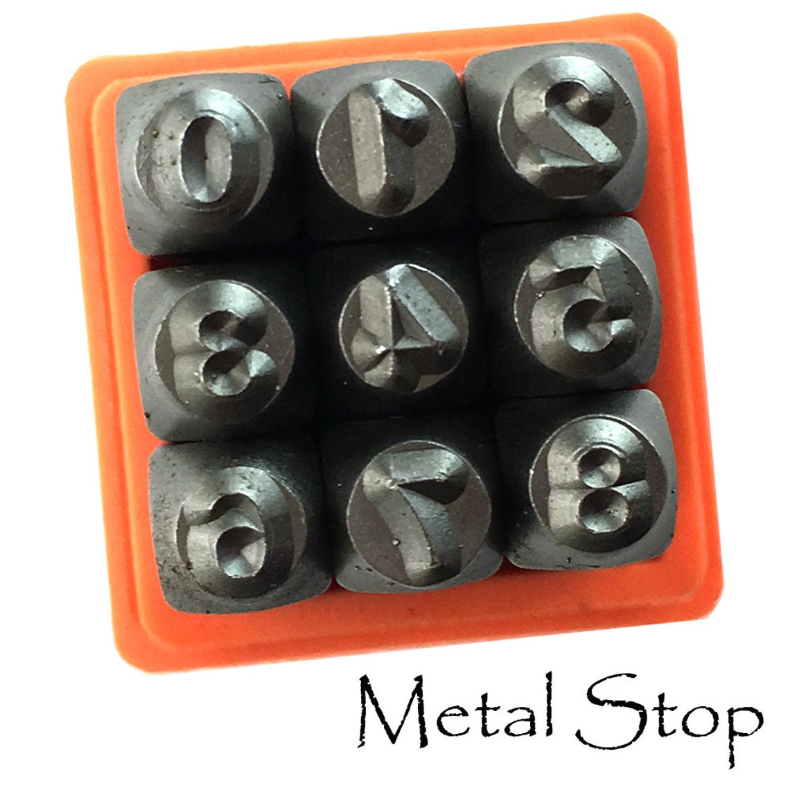 3mm Basic Number Stamps Jewelry Making Tools Set Sans Serif Numbers by ...