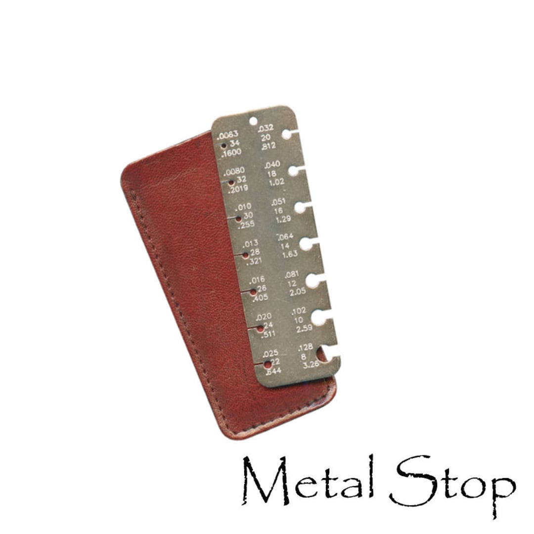 Jeweler's Pocket Wire Gauge to Measure Metal Wire Diameter - Etsy