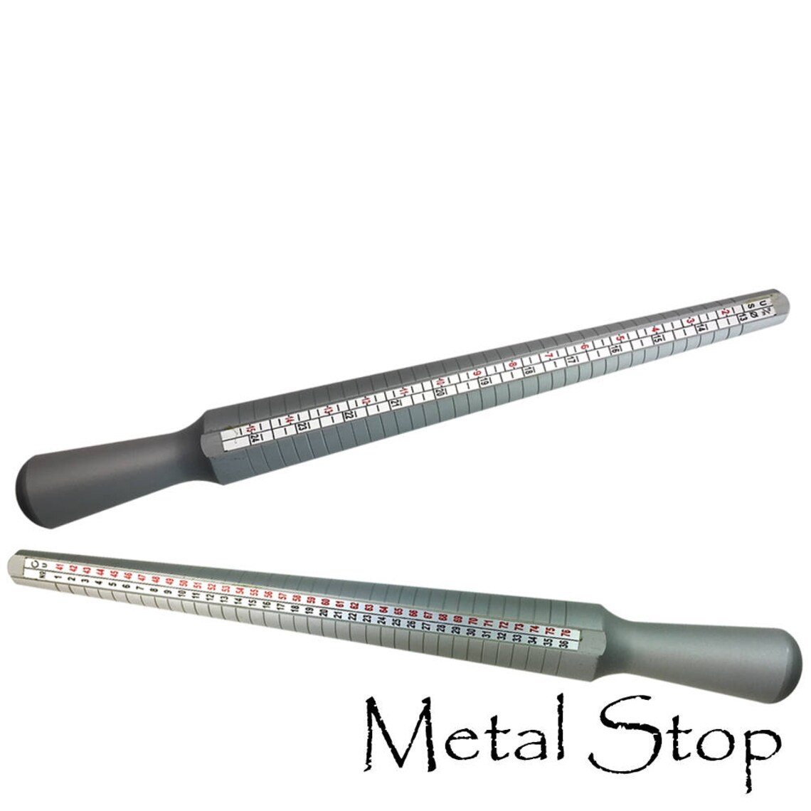 Aluminum Grooved Ring Stick Solid Aluminum Tapered Ring - Etsy