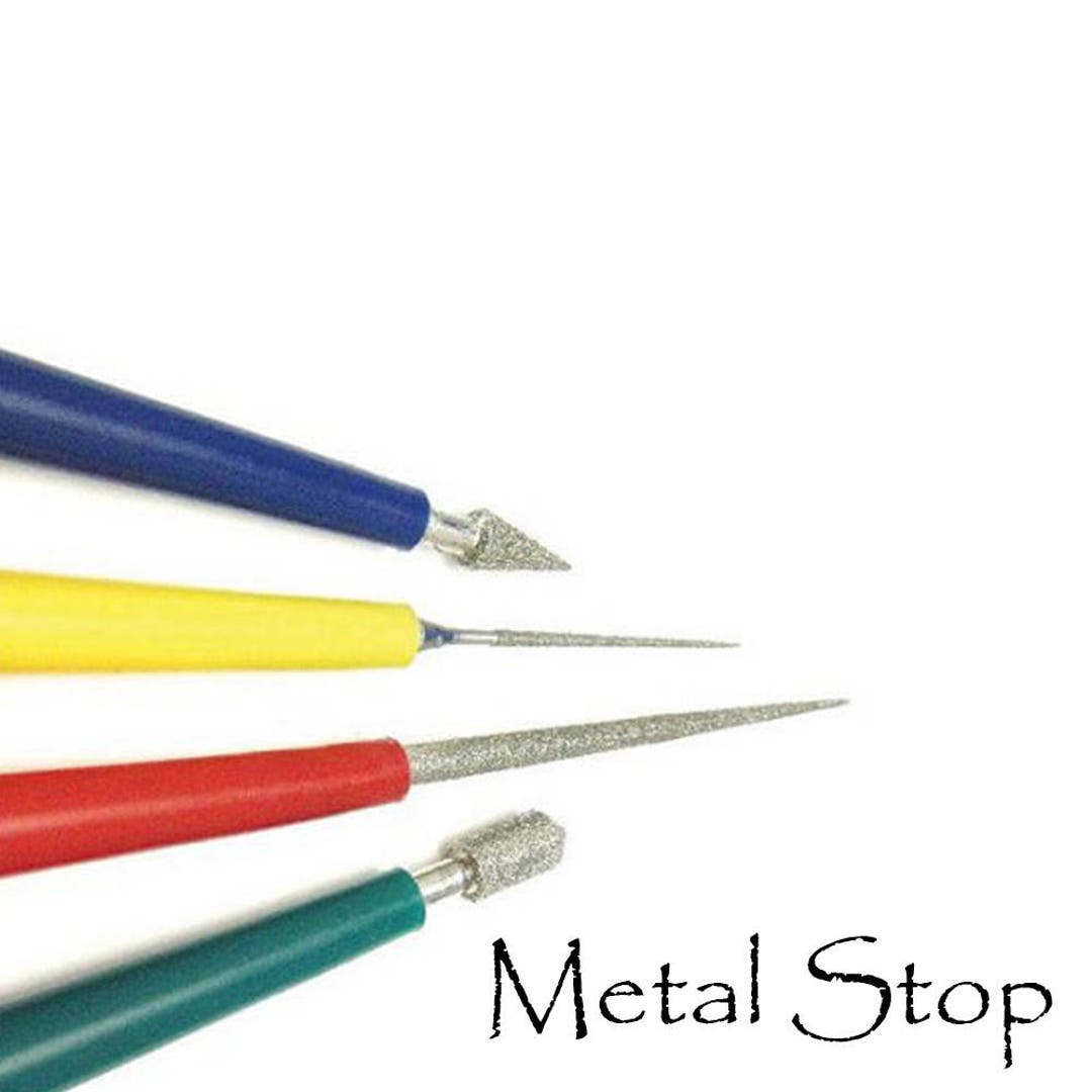 Diamond Bead Reamer Set, Jewelry Hole Enlarging Tools, 4 Piece - Etsy