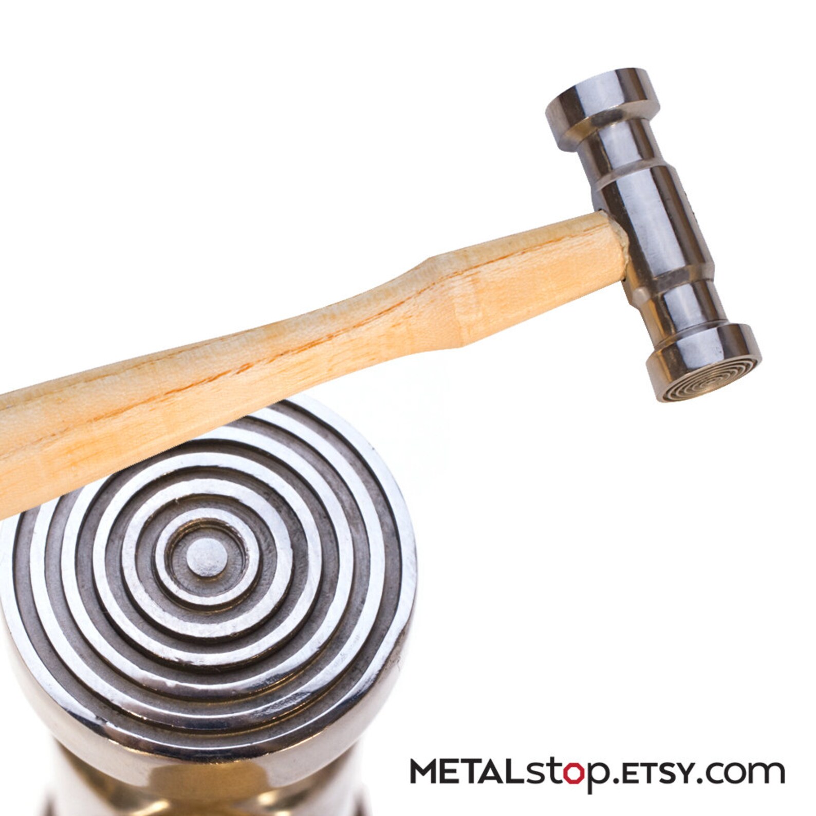 Bulls Eye Pattern Metal Texture Hammer Jewelry Making Tool for Making ...