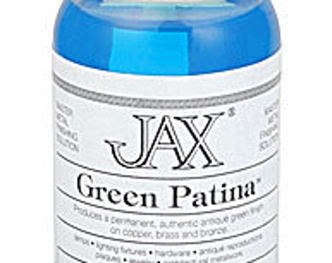 Jax Green Patina for Copper, Brass and Bronze 2 Ounce Sample Bottle - Etsy