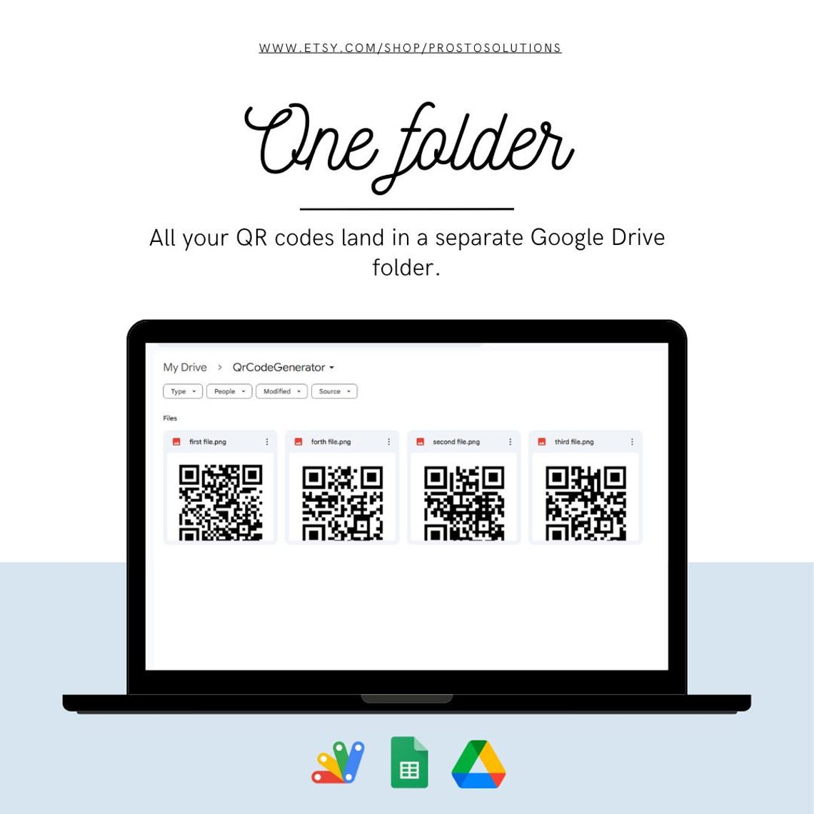 QR Code Creator Template | Barcode Generator | Google Sheets Template ...