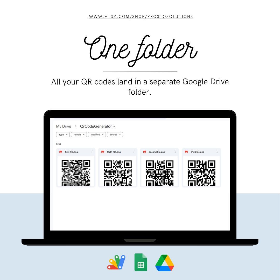 QR Code Creator Template | Barcode Generator | Google Sheets Template ...