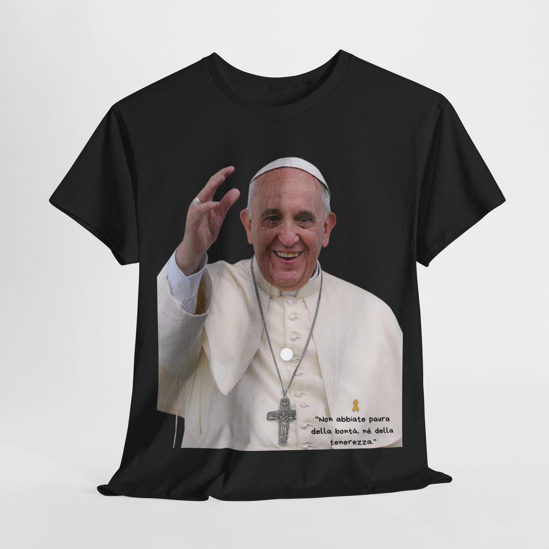 Papal Inspired T-shirt Pope Francis, Catholic Gift Tee,pope Francis ...
