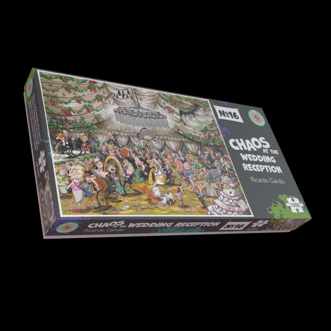 Chaos Wedding Reception Jigsaw Puzzle: Hilarious Adult Puzzle, Made in ...