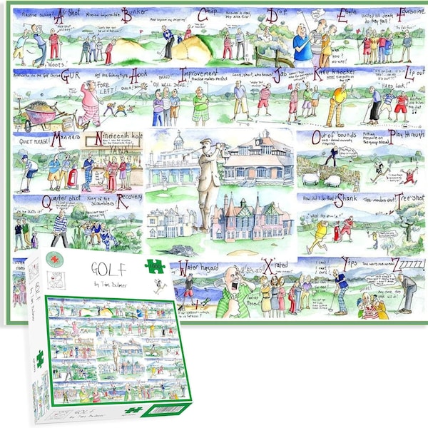 Golf Jigsaw Puzzle - Etsy UK
