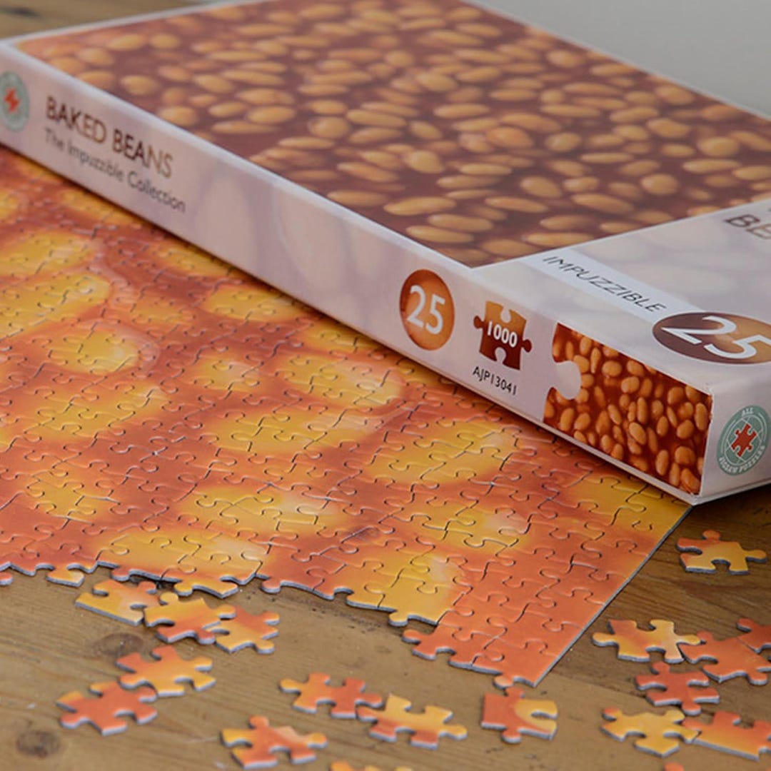 1000 Piece Baked Beans Jigsaw Puzzle - Impuzzible - 66cm X 50cm ...