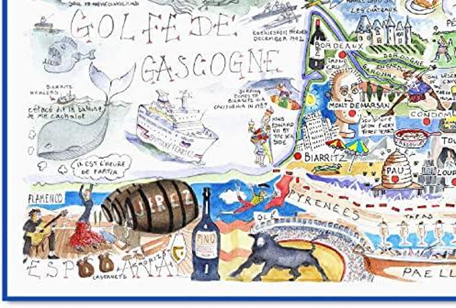 Comical Map of France Puzzle: Tim Bulmer Artwork, 1000 Piece - Etsy