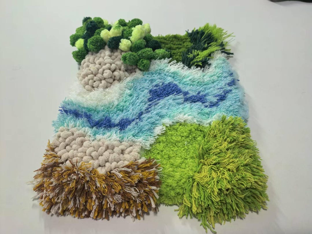 Moos Teppich/moss Rug/diy Tufting Set - Etsy