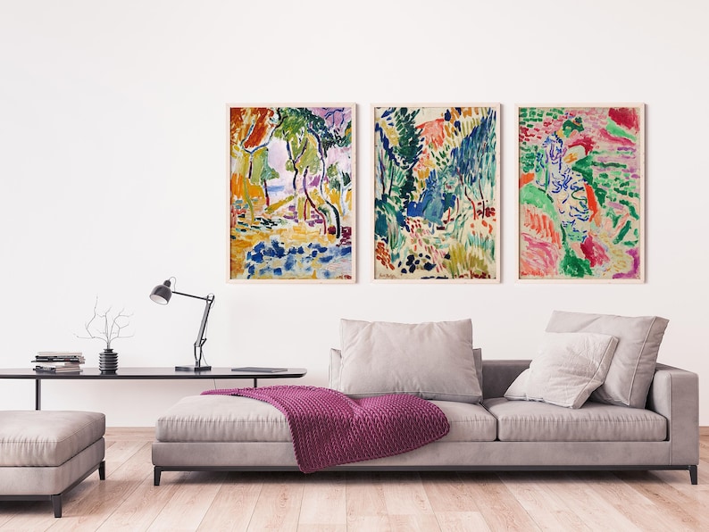 Matisse Wooden Framed Set of 3, Henri Matisse Home Decor - Etsy