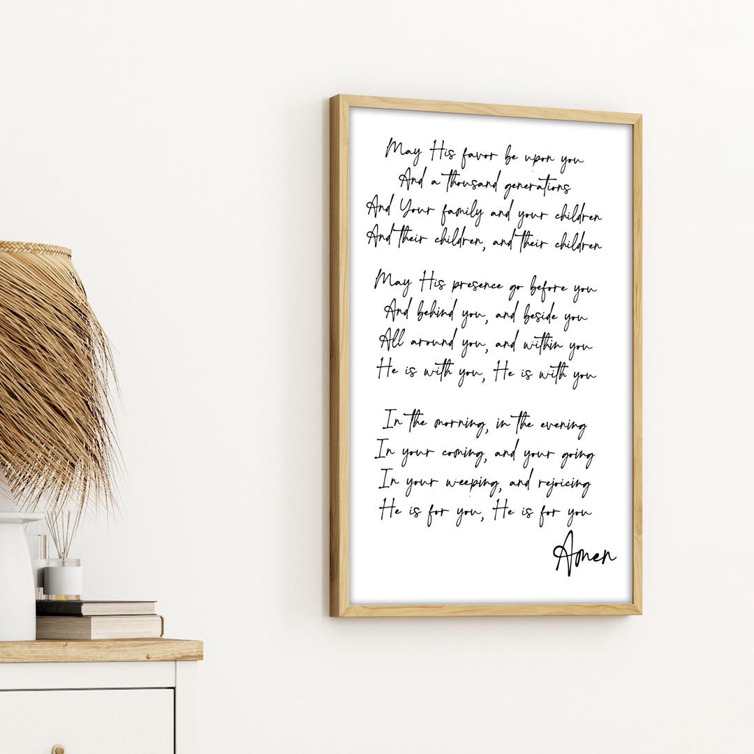 The Blessing Song Kari Jobe, May His Favor Be Upon You, Scripture Song ...