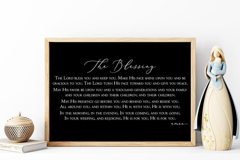 The Blessing, Song Lyrics Kari Jobe, Scripture Wall Art, Wood Signs ...