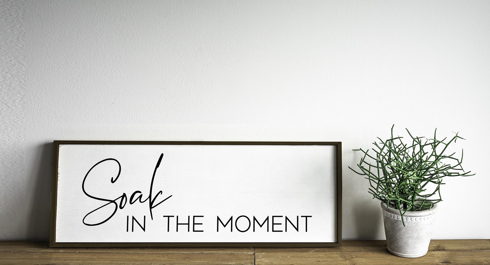 Soak in the Moment Sign, Bathroom Wall Decor, Modern Farmhouse Bathroom ...
