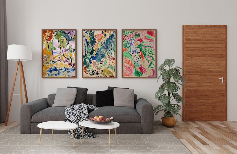 Matisse Wooden Framed Set of 3, Henri Matisse Home Decor - Etsy