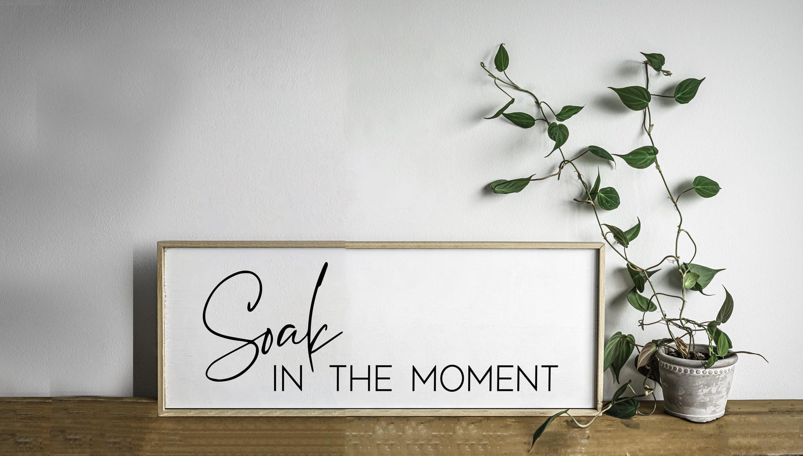 Soak in the Moment Sign, Bathroom Wall Decor, Modern Farmhouse Bathroom ...