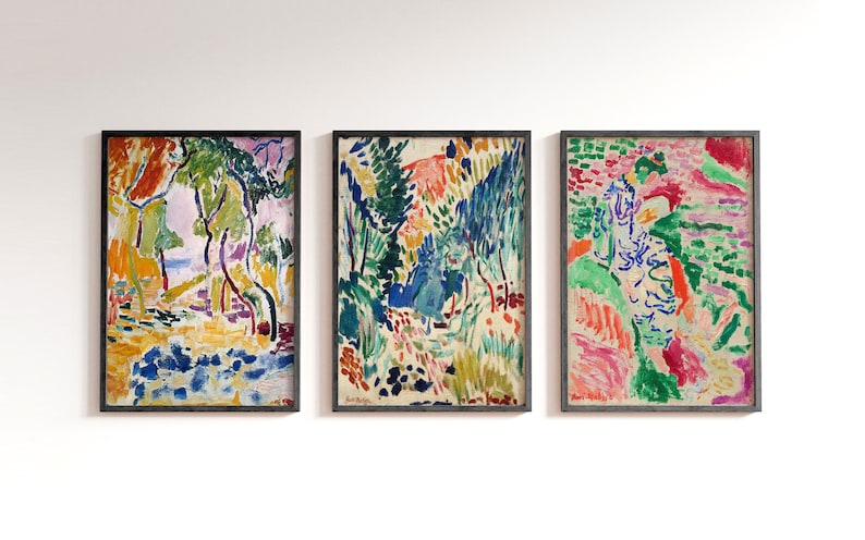 Matisse Wooden Framed Set of 3, Henri Matisse Home Decor - Etsy