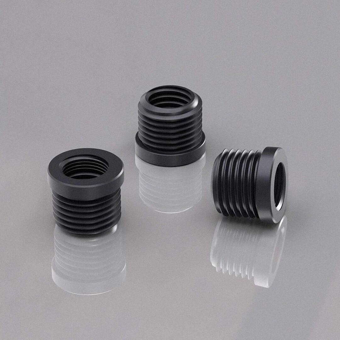 Industrial M16 to M10 Thread Bush Black Reducer Metric Male to Female ...