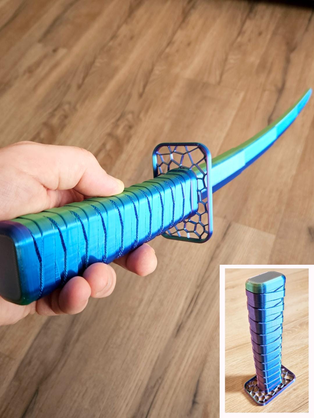 Rainbow Katana - Etsy