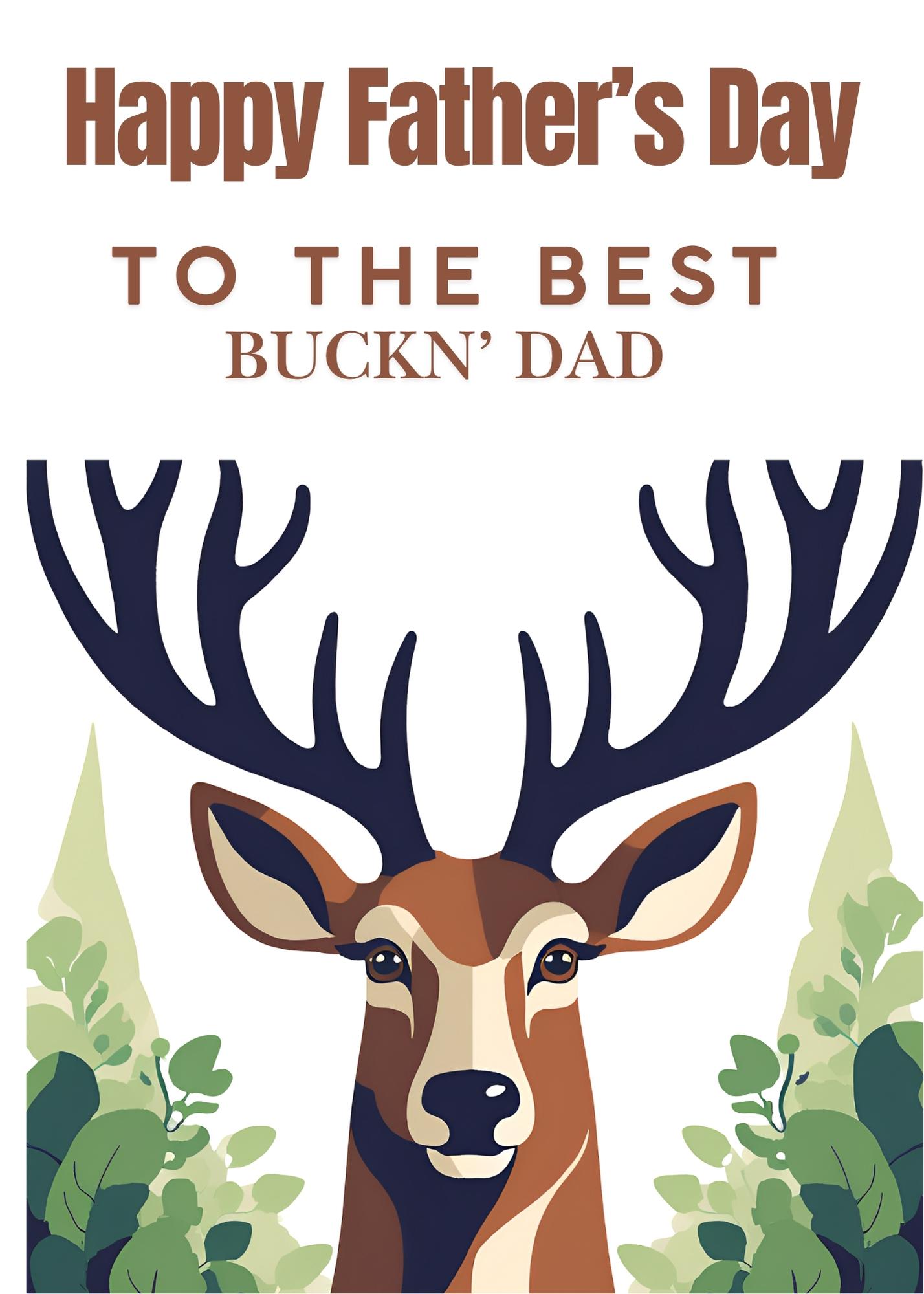 Hunting Greeting Card, Instant Download, Hunting Card, Father's Day ...