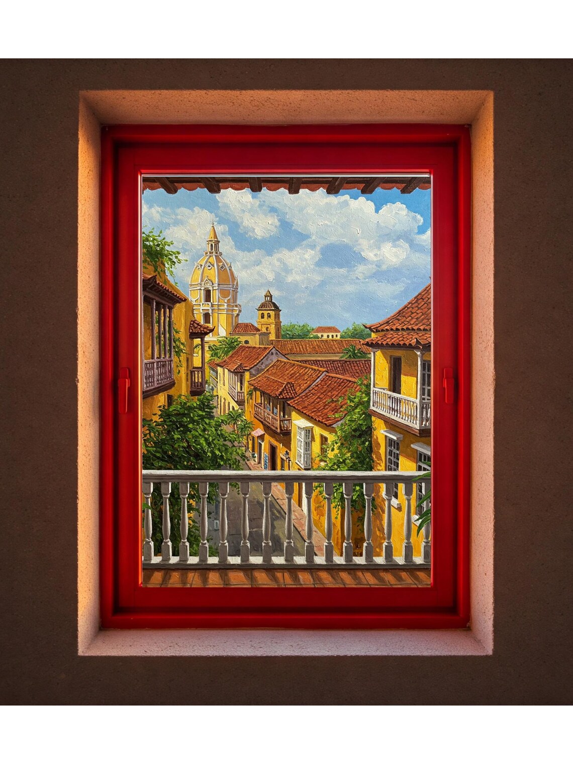 Cartagena Digital Art Print | Colonial Old Town | Digital Download - Etsy