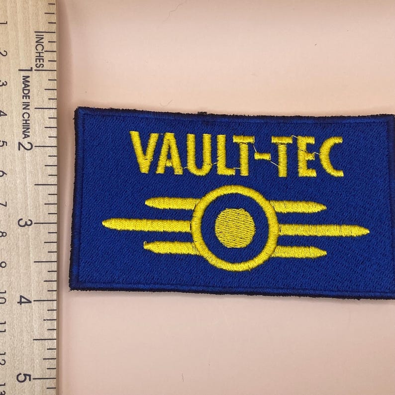 Fallout Vault-tec Patch, Sew-on and Iron-on, 4”x2.5” - Etsy