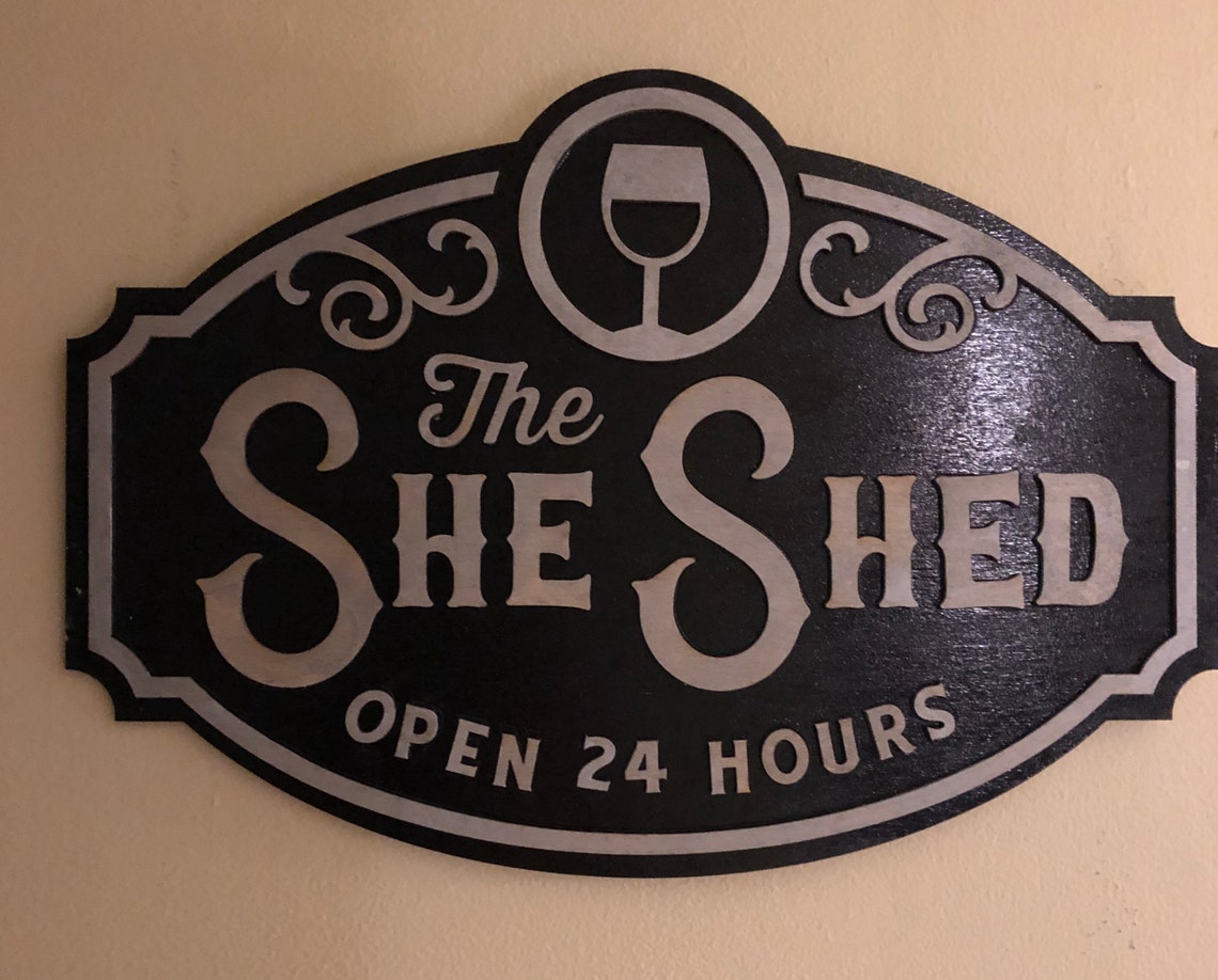 She Shed Sign - Etsy