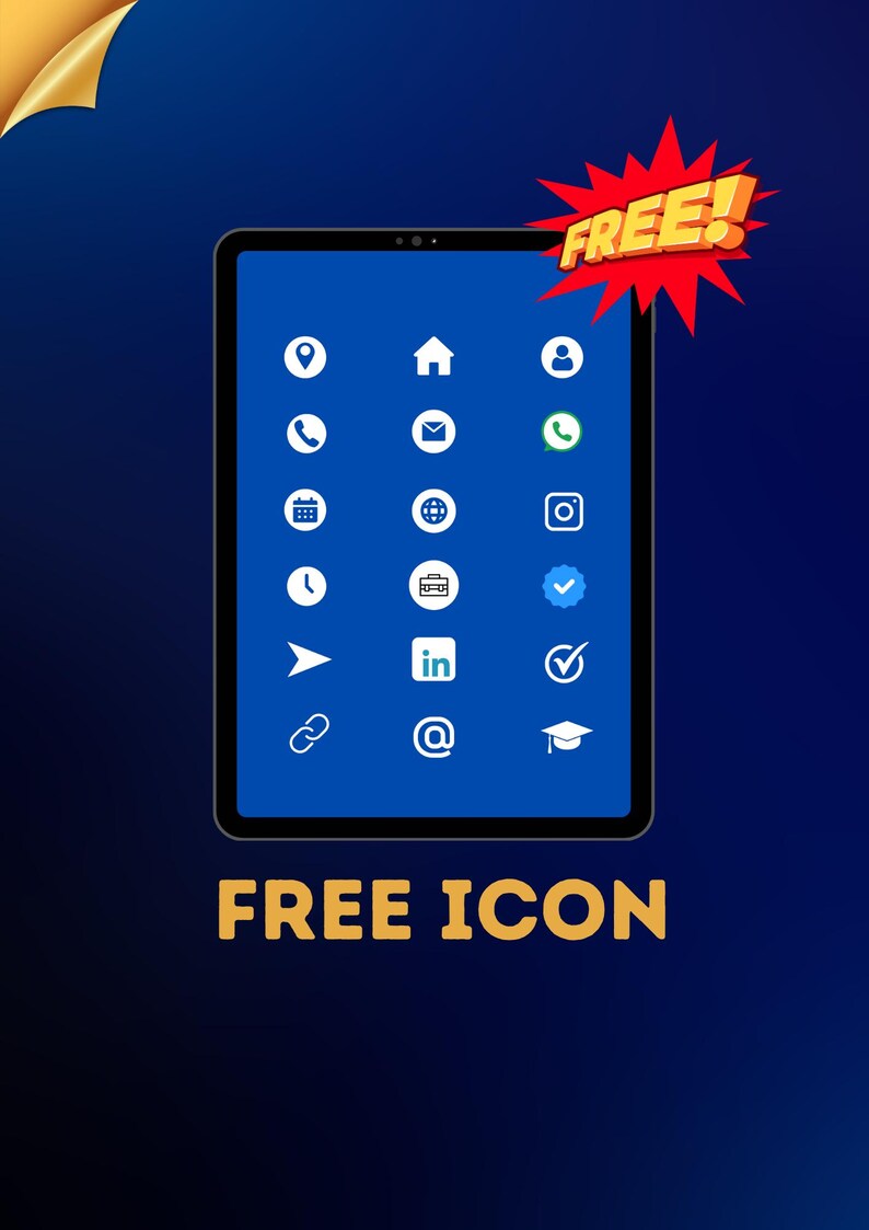 Modern Resume Template | Professional CV Template | Word & Canva Format | Free Icons Included ...