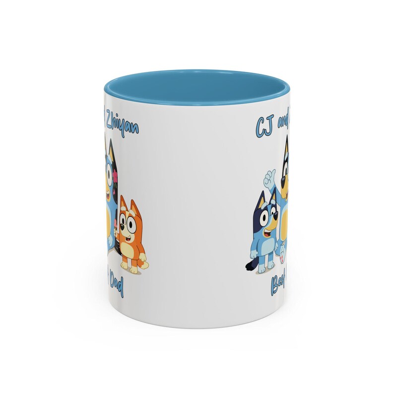 Personalized Bluey Mug, Best Dad Ever, Bluey Mug, Best Daddy Ever Mug ...