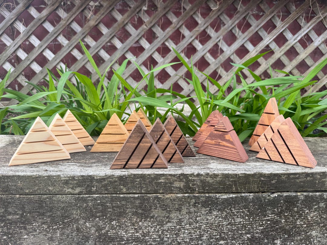 Decorative Rustic/modern Pyramids - Etsy