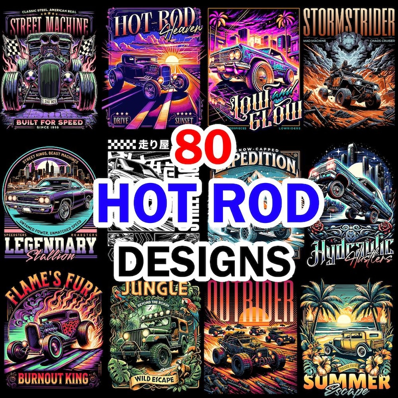 Hot Rod Garage Design - Etsy UK