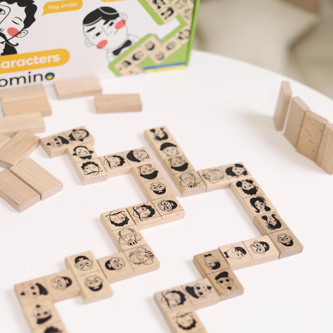 Domino for Family Play Preschool Brain Development Logical Thinking ...