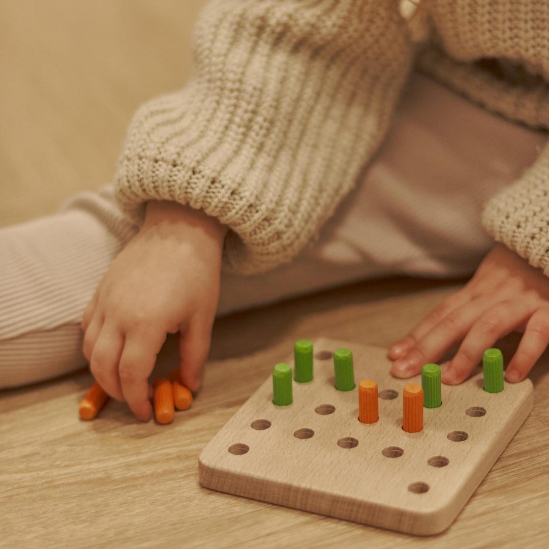 Logical Toy Tic-tac-toe Game Brain Teaser Kids Educational Game Wooden ...