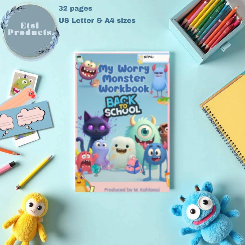 Worry Monster - Etsy