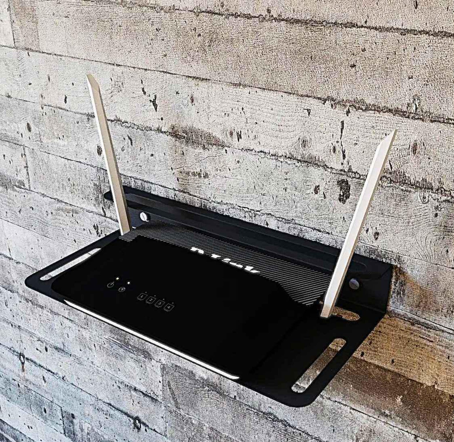 Router Shelf Wifi, Router Storage Box, Modem Cable Router Cover ...