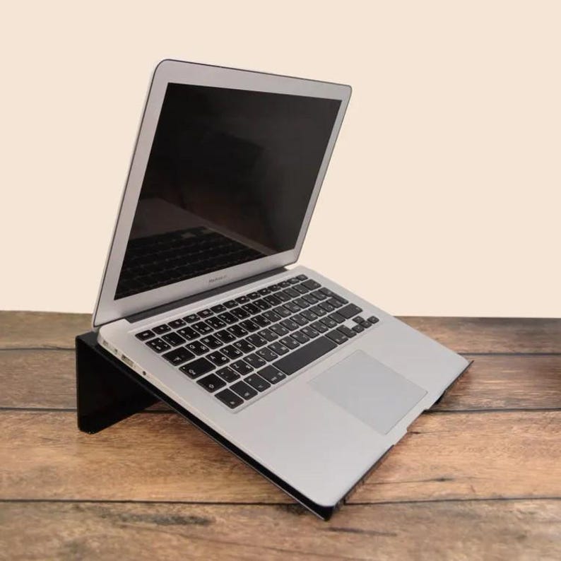 Metal Laptop Stand for Table, Modern Desk Stand for Office and Home ...