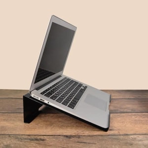 Metal Laptop Stand for Table, Modern Desk Stand for Office and Home ...