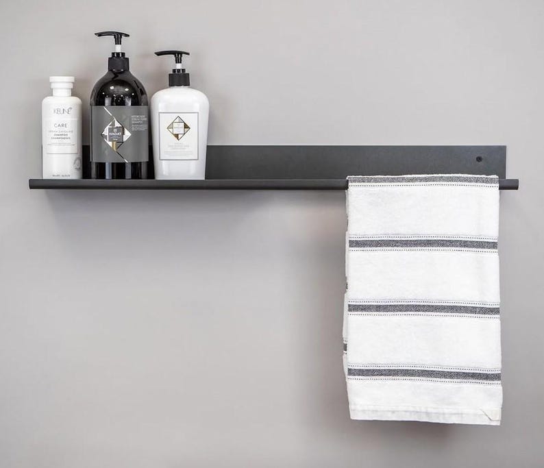 Bathroom Wall Organizer, Bathroom Wall Shelf Modern Simple Preservative ...