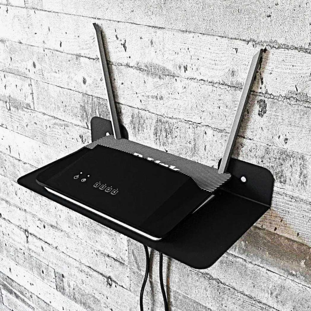 Wireless Router & Modem Shelf ,electronics Shelf , Wall Decor,5g ...