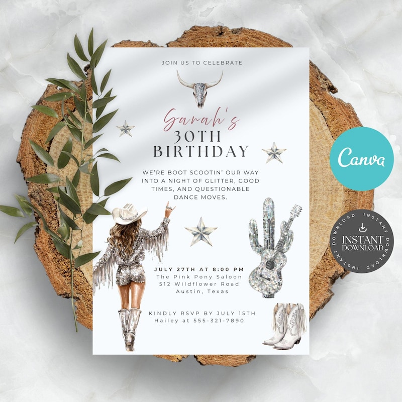 Western Invitation Boys - Etsy