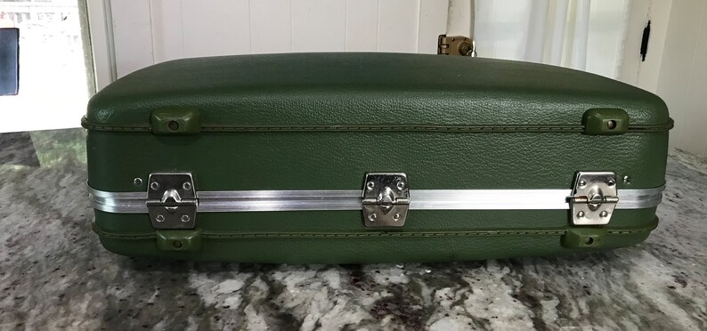 Vintage Green Samsonite Suitcase Luggage Bag - Etsy