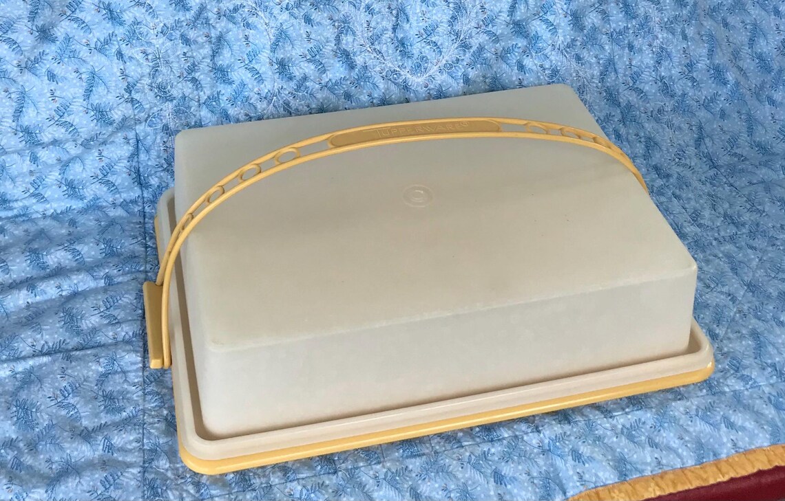 Vintage Tupperware Rectangular 9 X 13 Cake Saver Baked Good Carrier ...