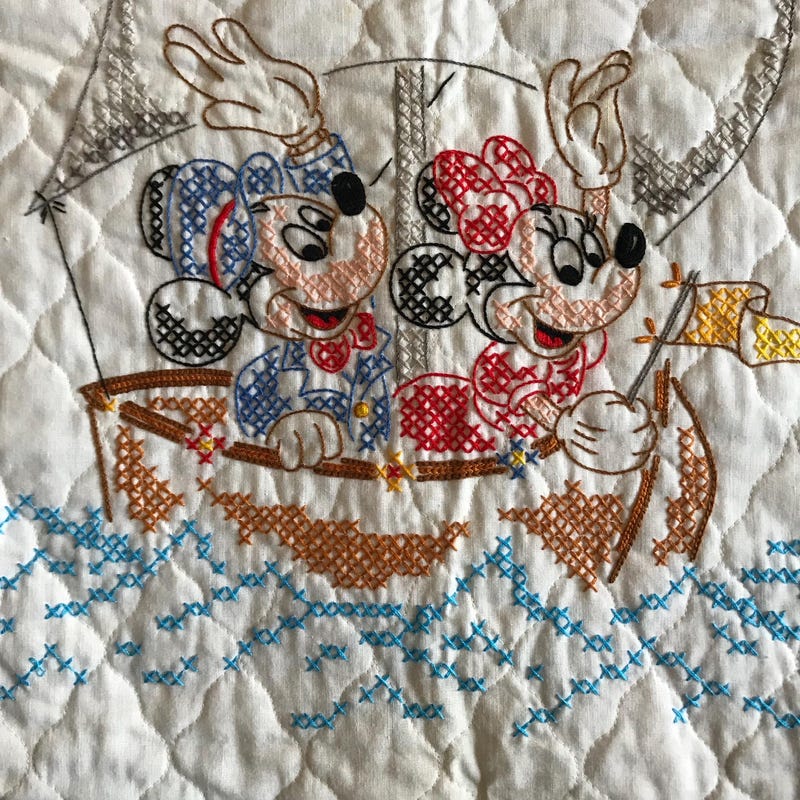 Mickey Quilt Pattern - Etsy