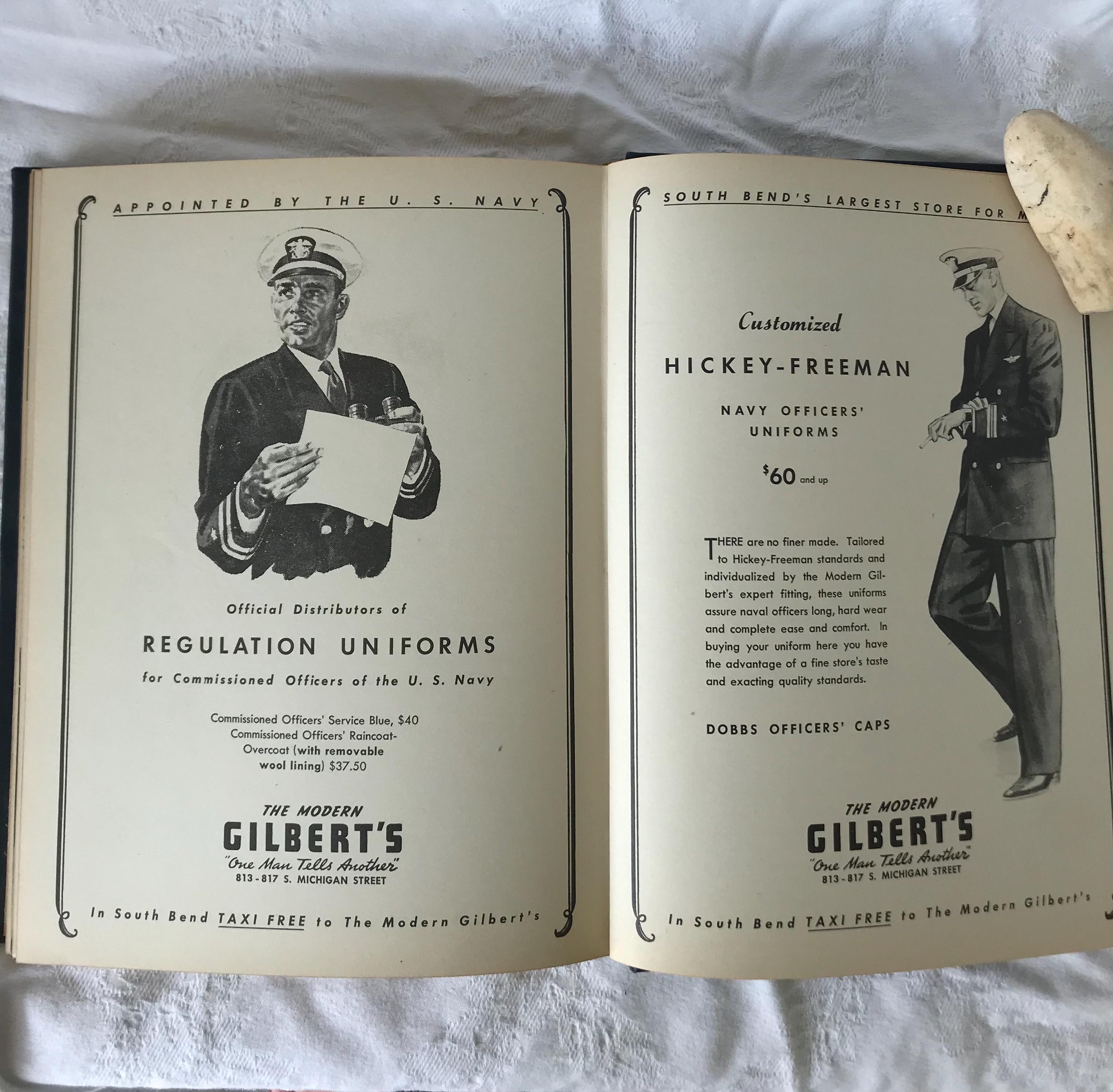 Vintage Capstan Naval Yearbook World War 2 Navy Memorabilia 1943 - Etsy