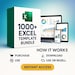 Excel Spreadsheet Templates Bundle: Financial, Business & Data Analysis ...